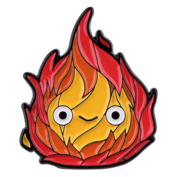 Unbranded | Jewelry | Howls Moving Castle Calcifer Enamel Pin Gift ...